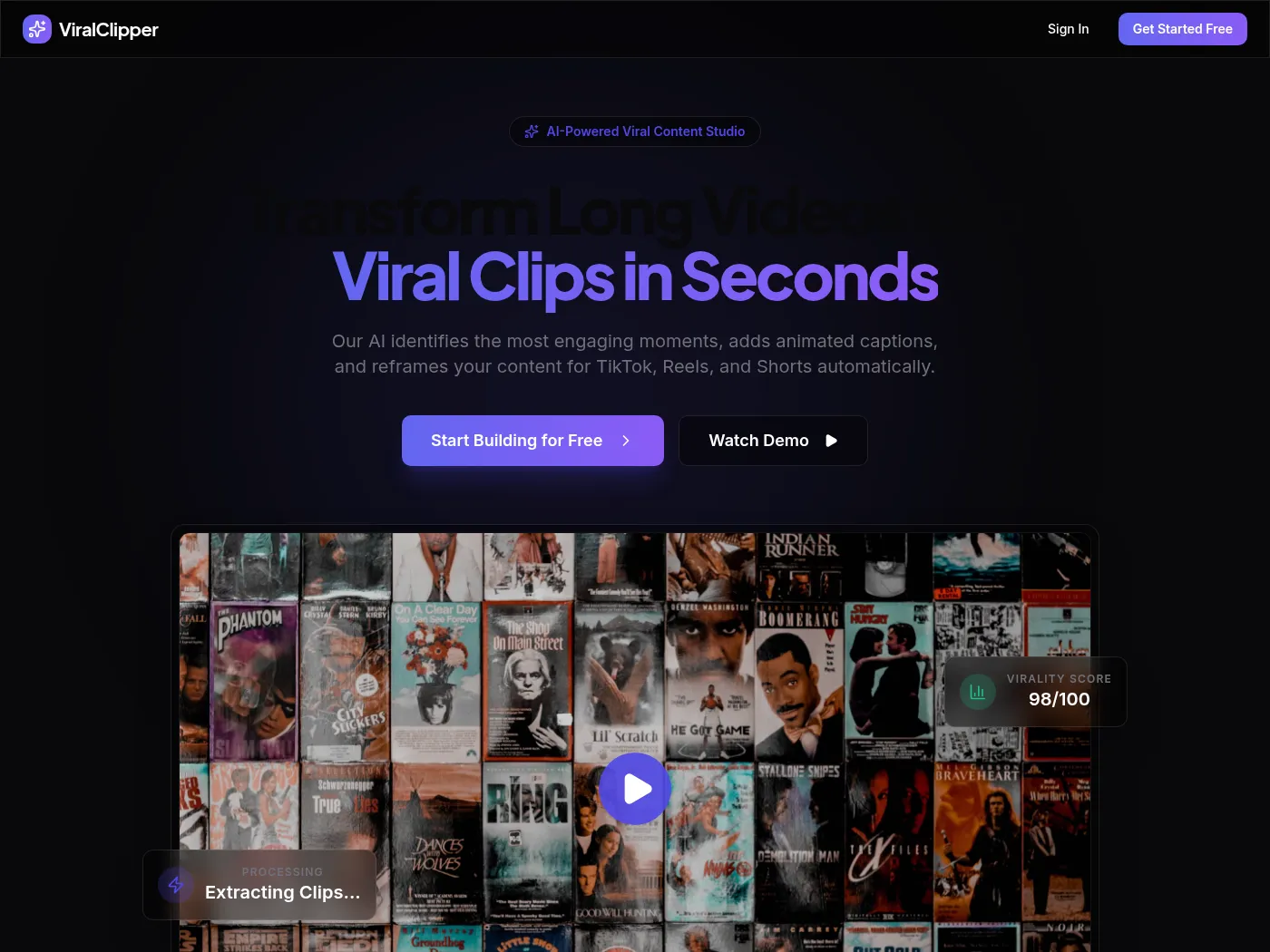 ViralClipper AI Studio