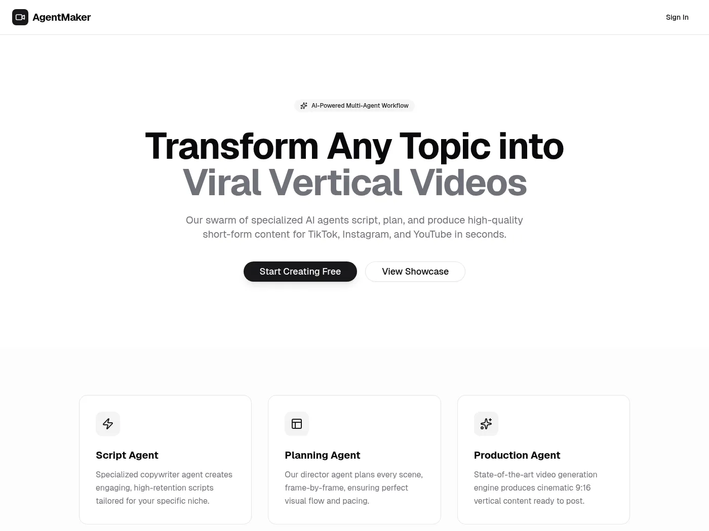 Agent Video Maker