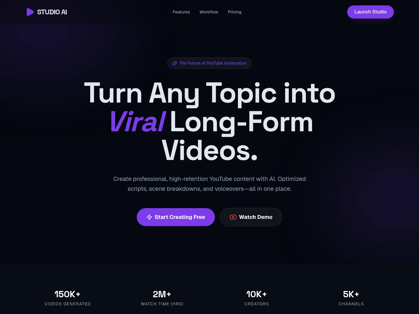 LongForm AI Video Studio