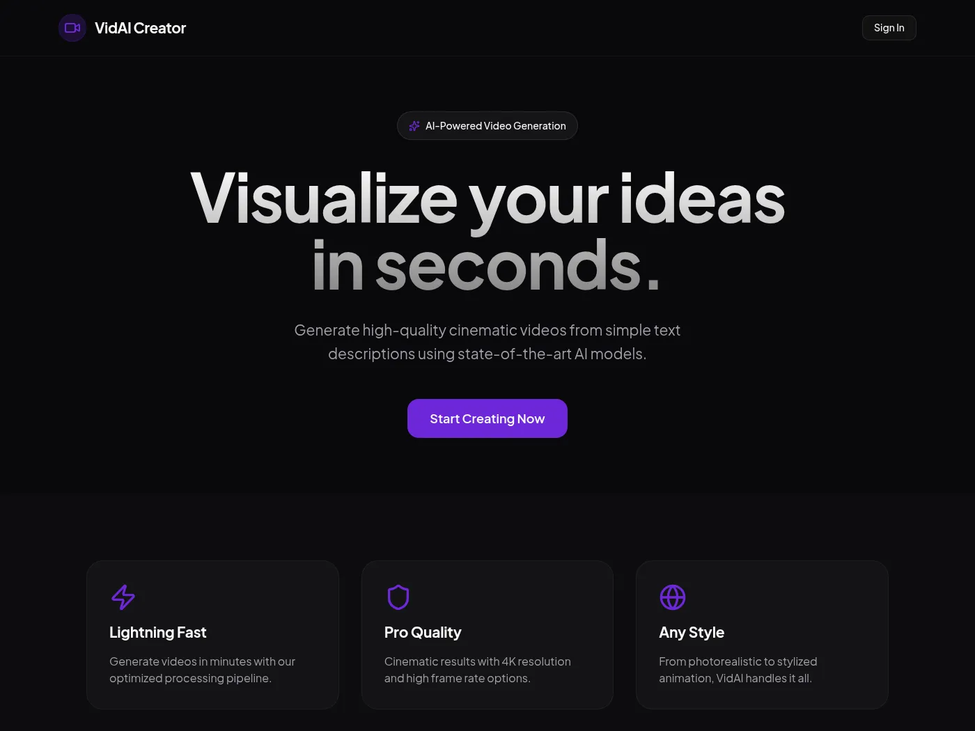VidAI Creator