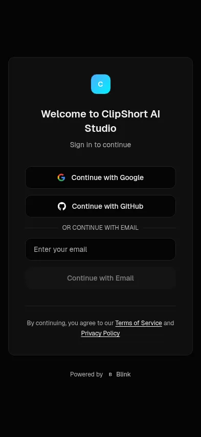 ClipShort AI Studio