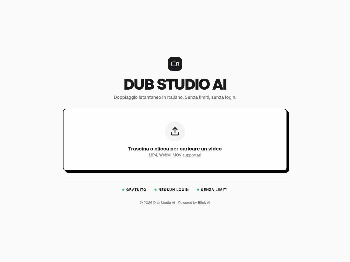 AI Video Dubbing Studio