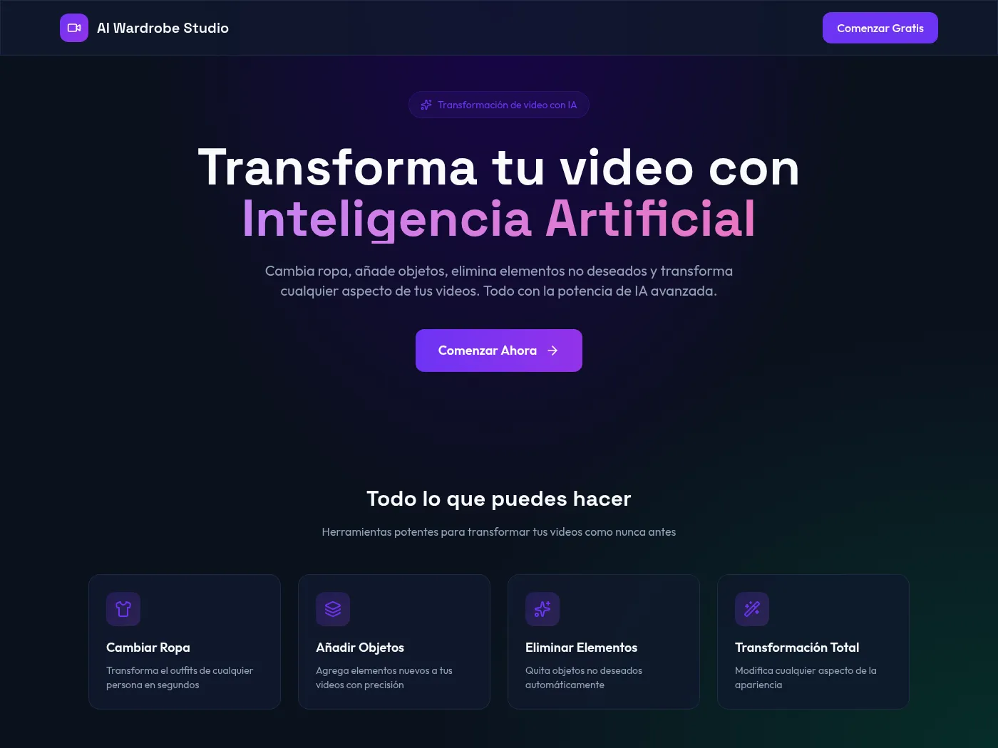 AI Video Wardrobe Studio