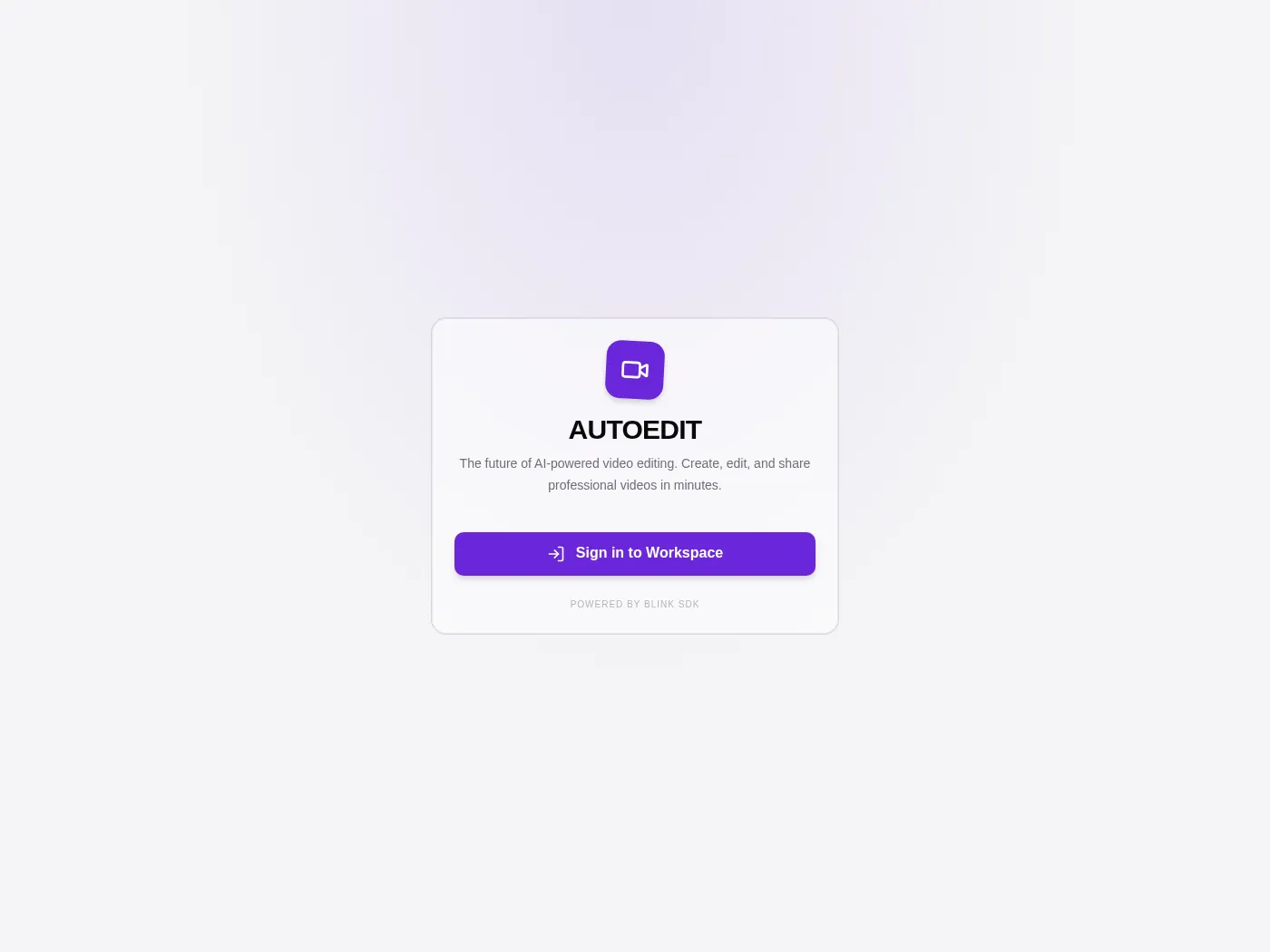 AutoEdit AI Video Maker