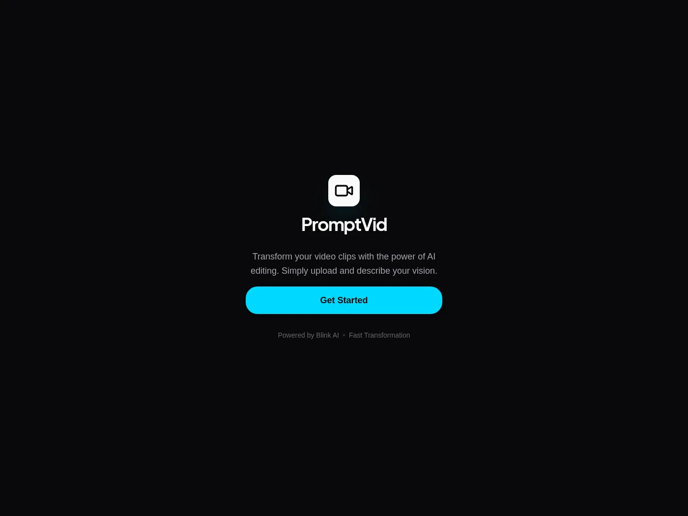Prompted AI Video Editor