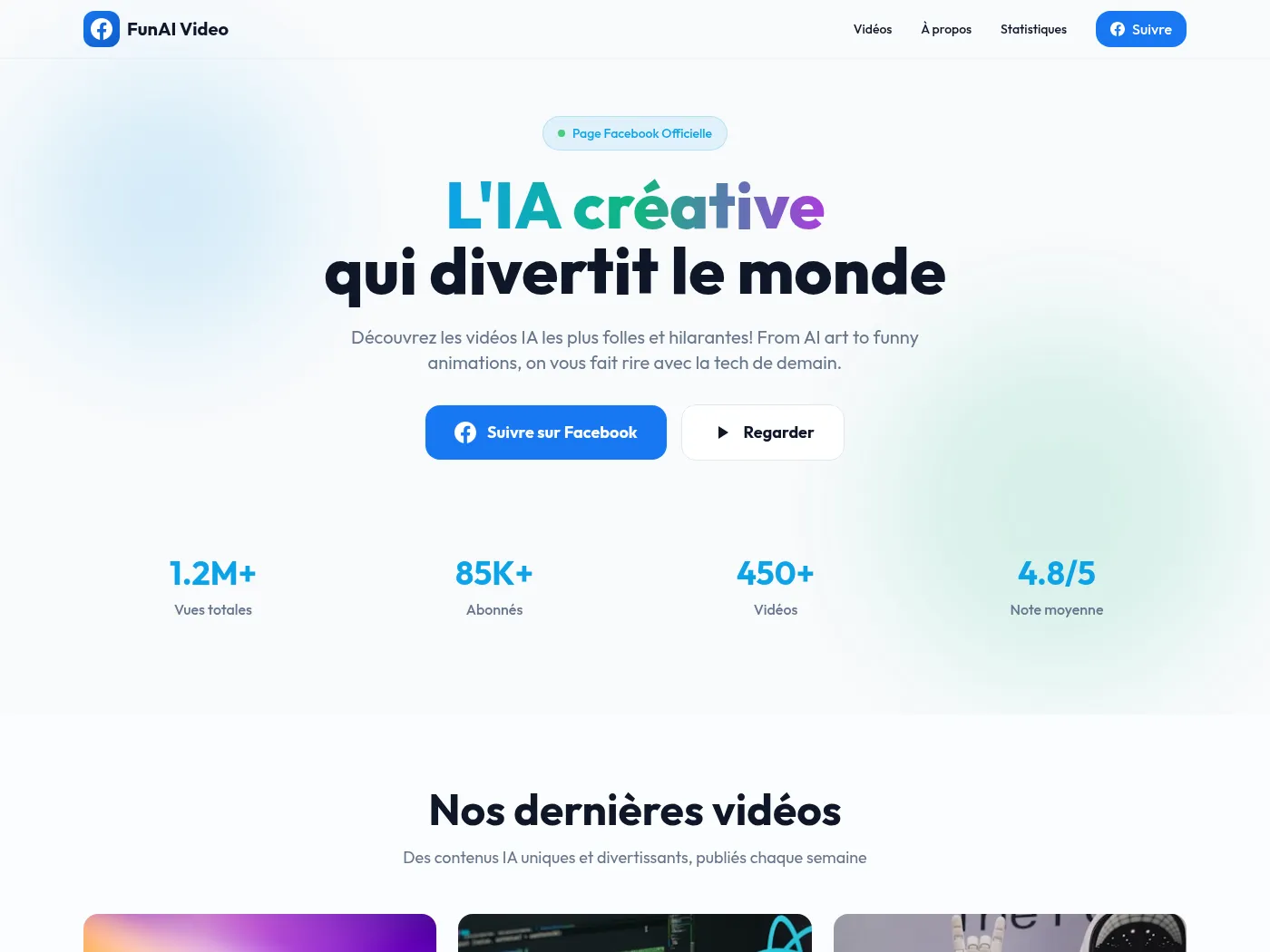 Fun AI Video Page