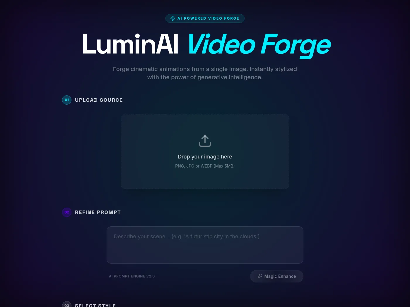 LuminAI Video Forge