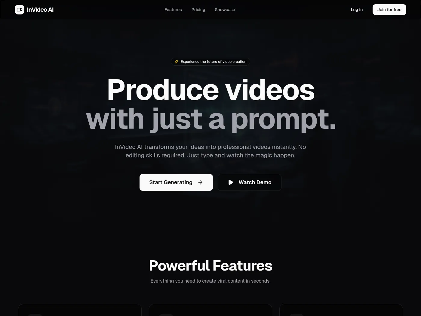 Invideo AI Clone