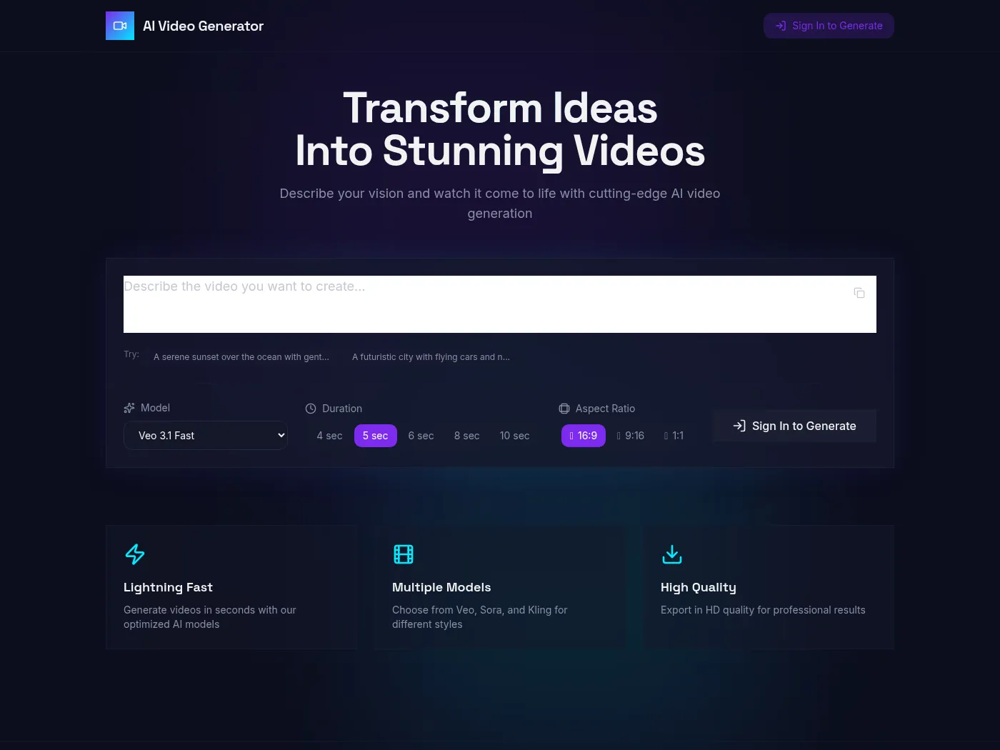 AI Video Generator