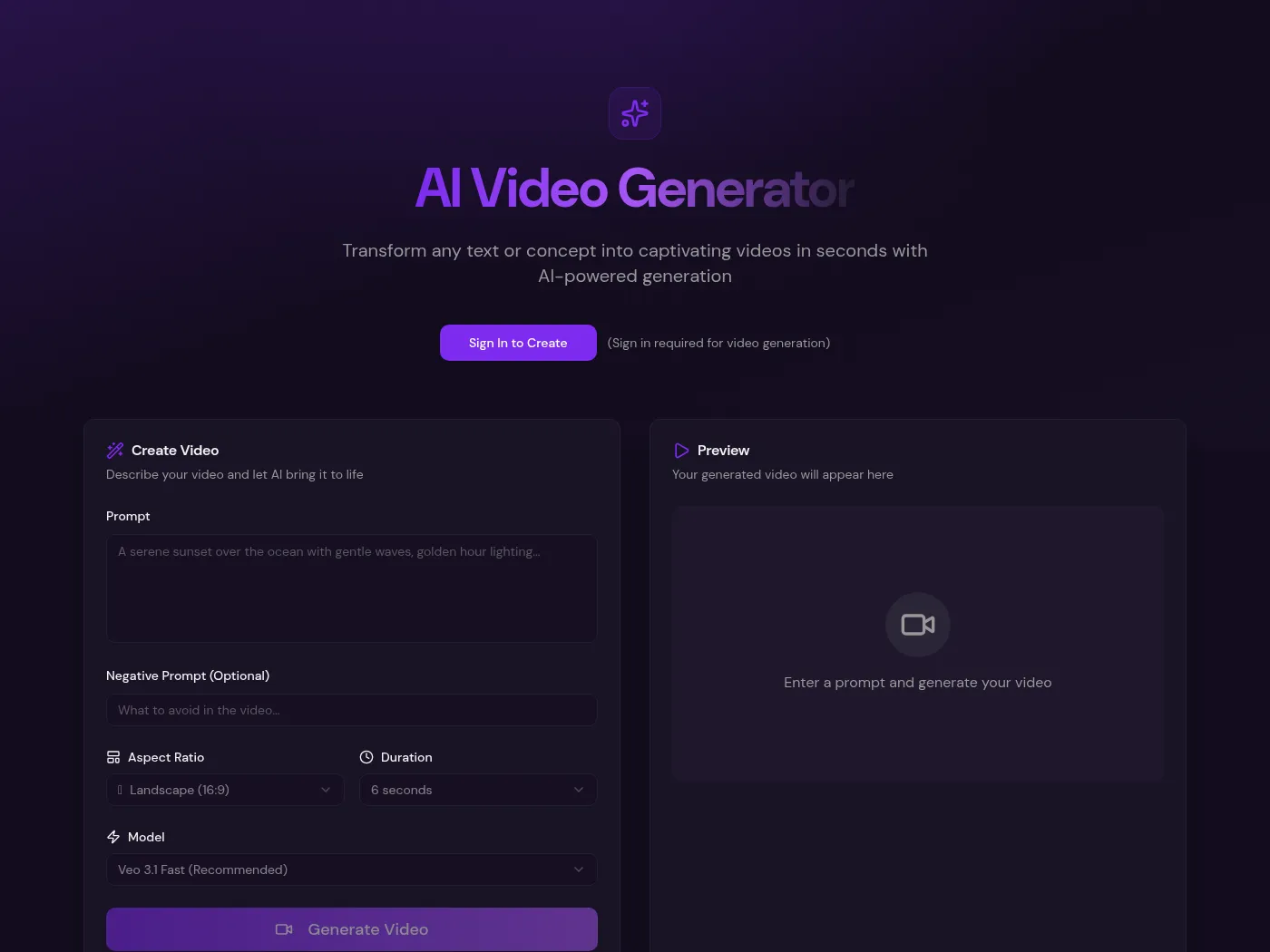 AI Video Generator