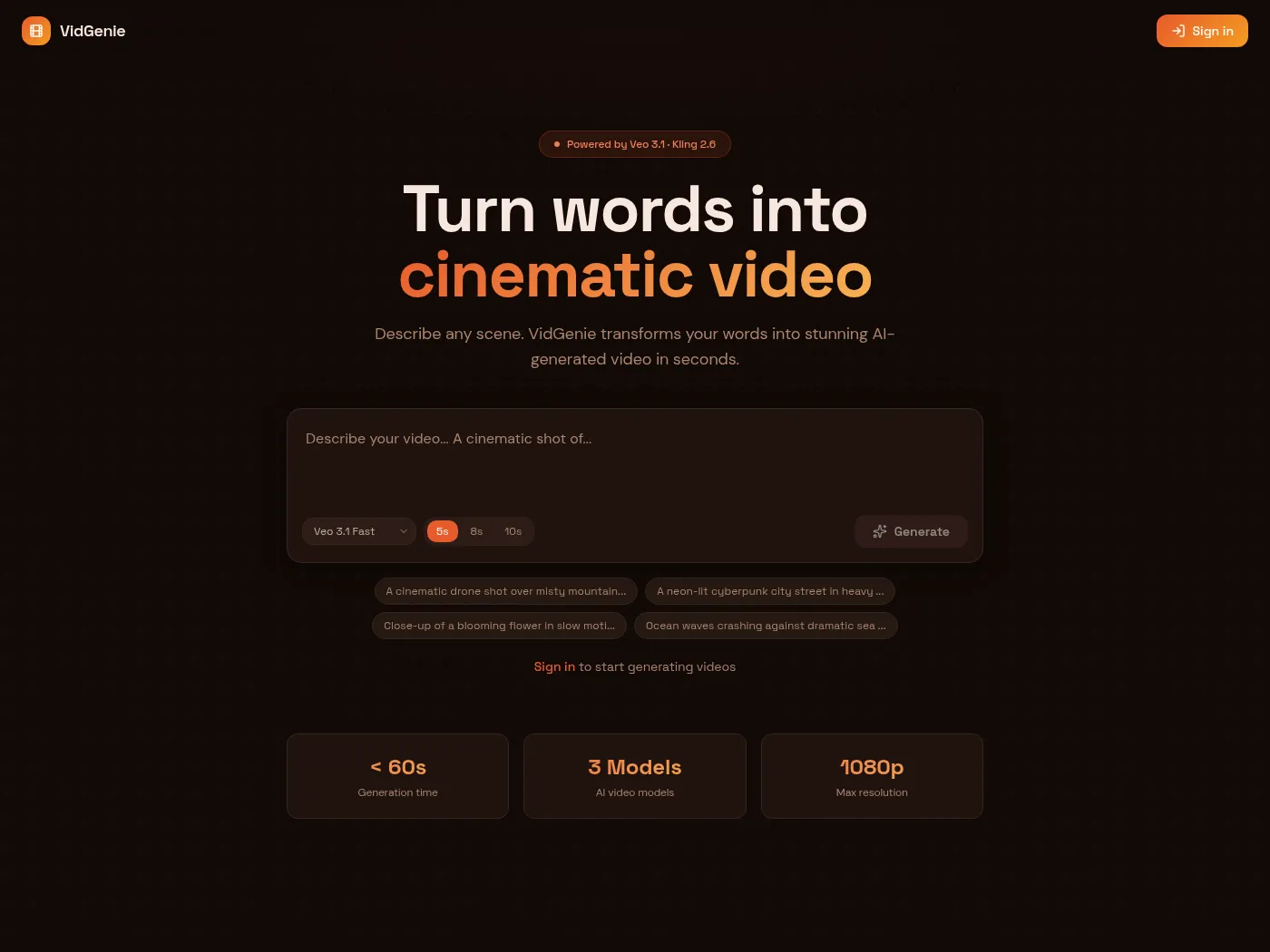 VidGenie