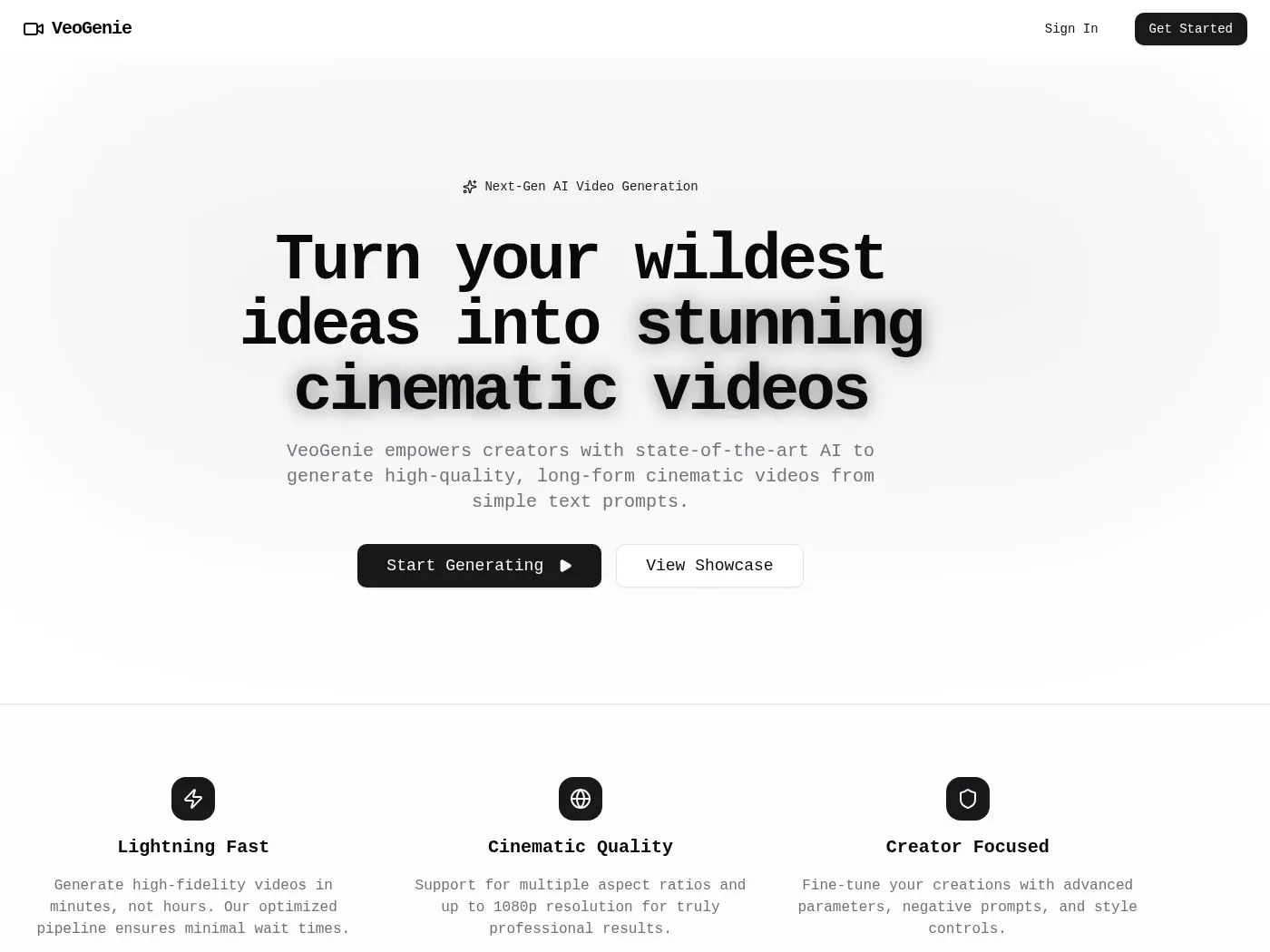VeoGenie AI Video Maker