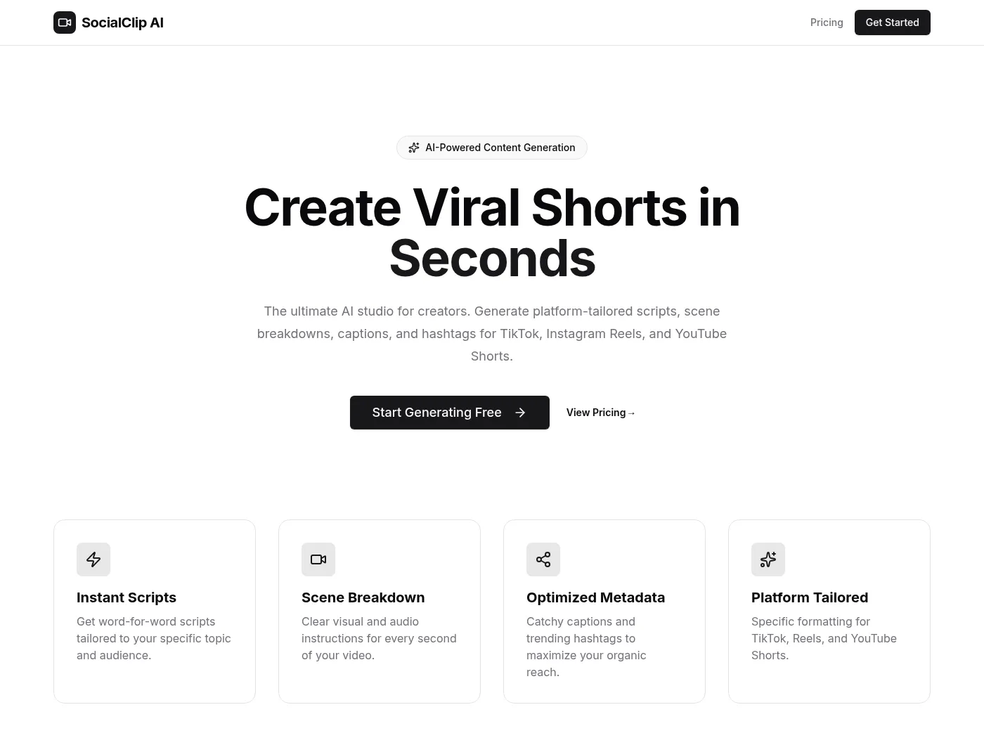 SocialClip AI Studio