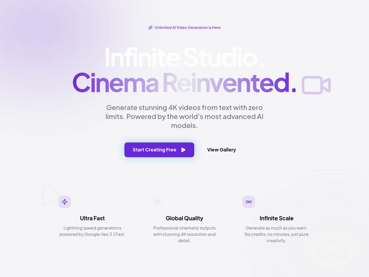 Infinite AI Video Studio