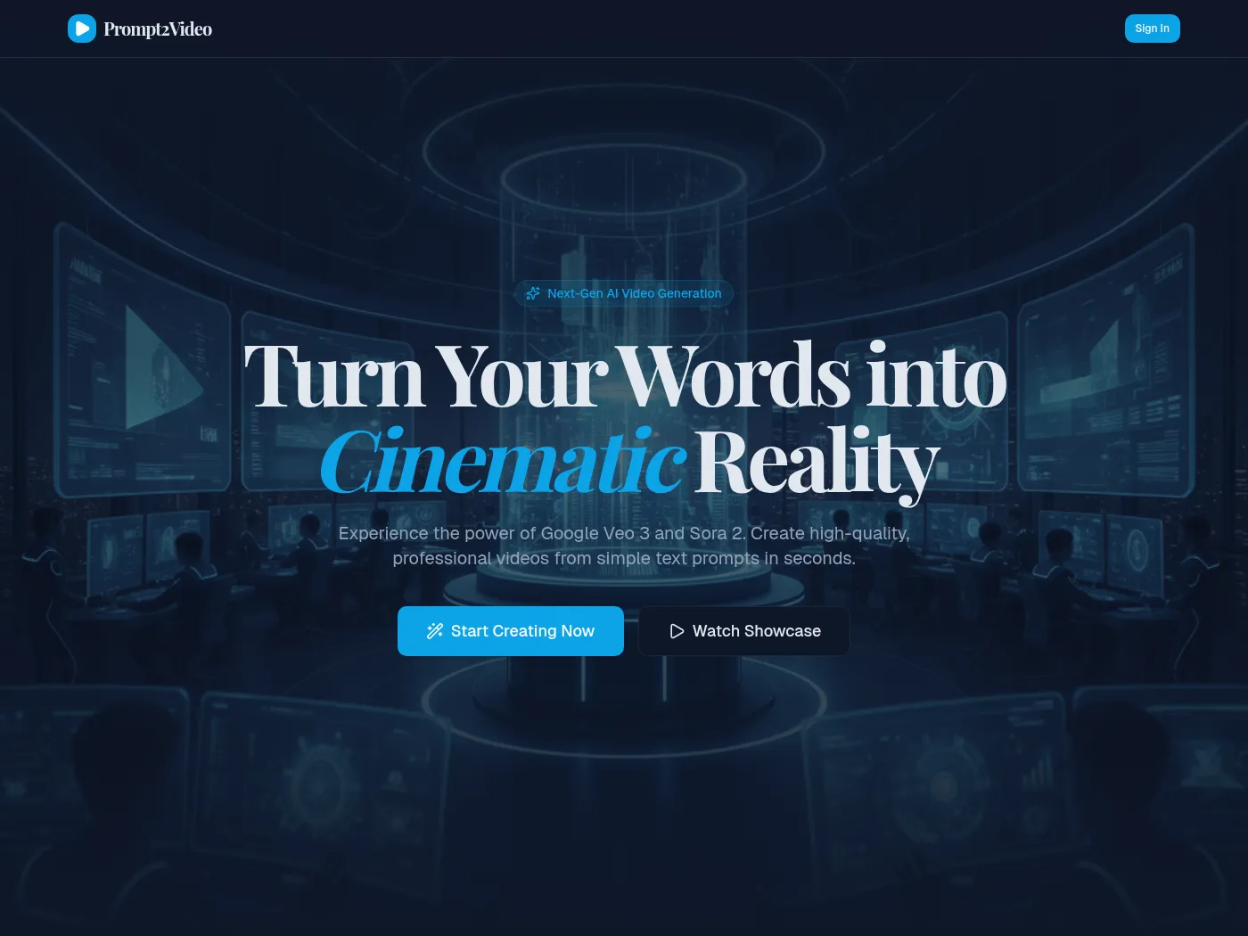 Prompt2Video Generator