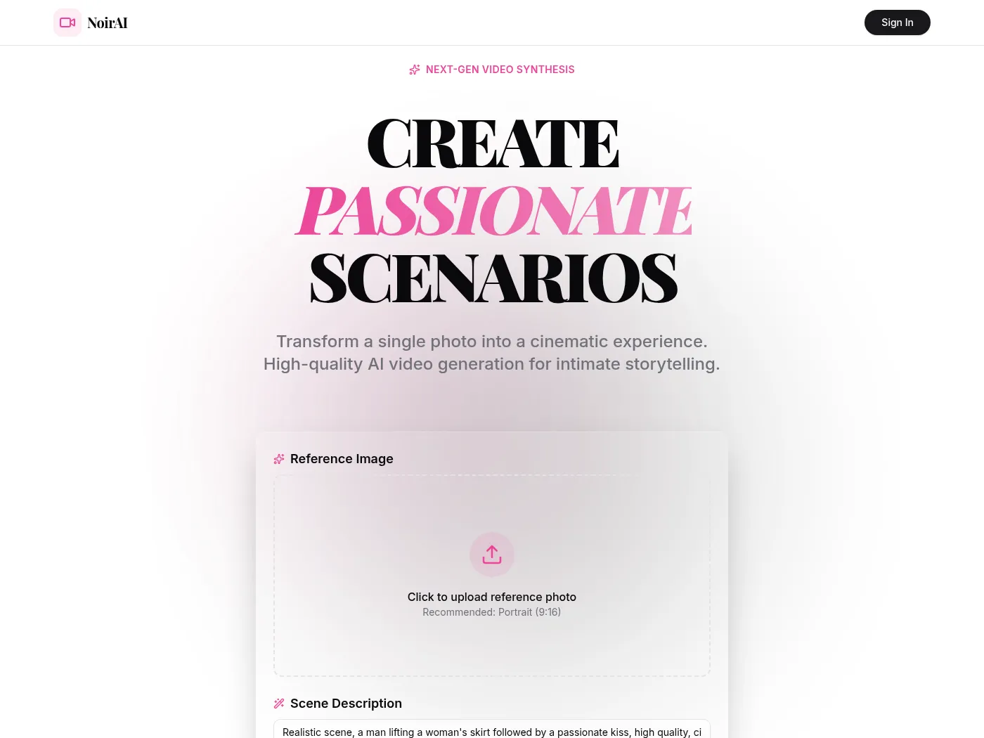 AI Skirt Tease Video Generator