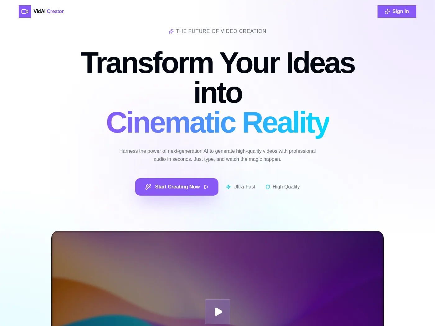 VidAI Creator