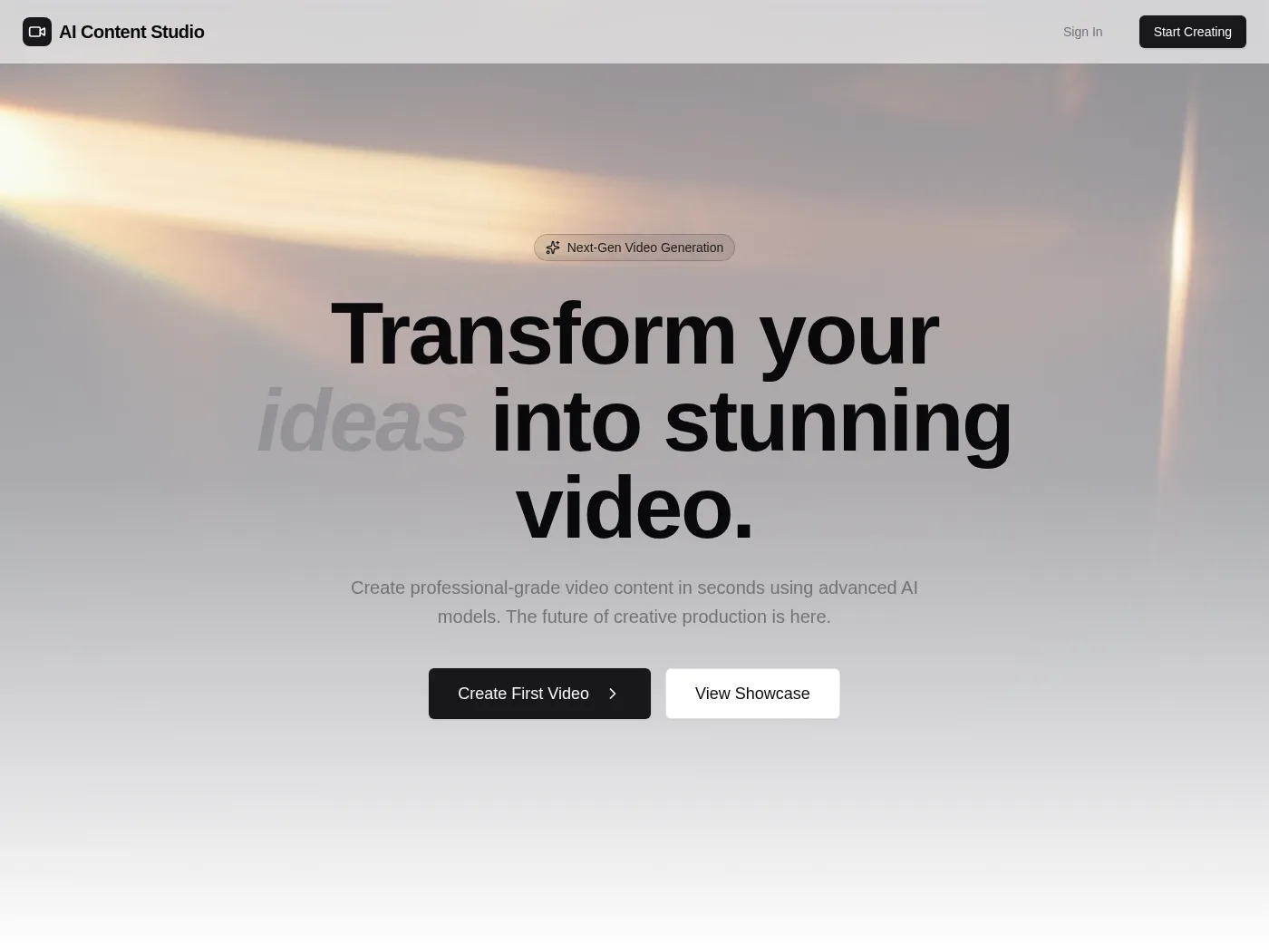 AI Video Content Creator