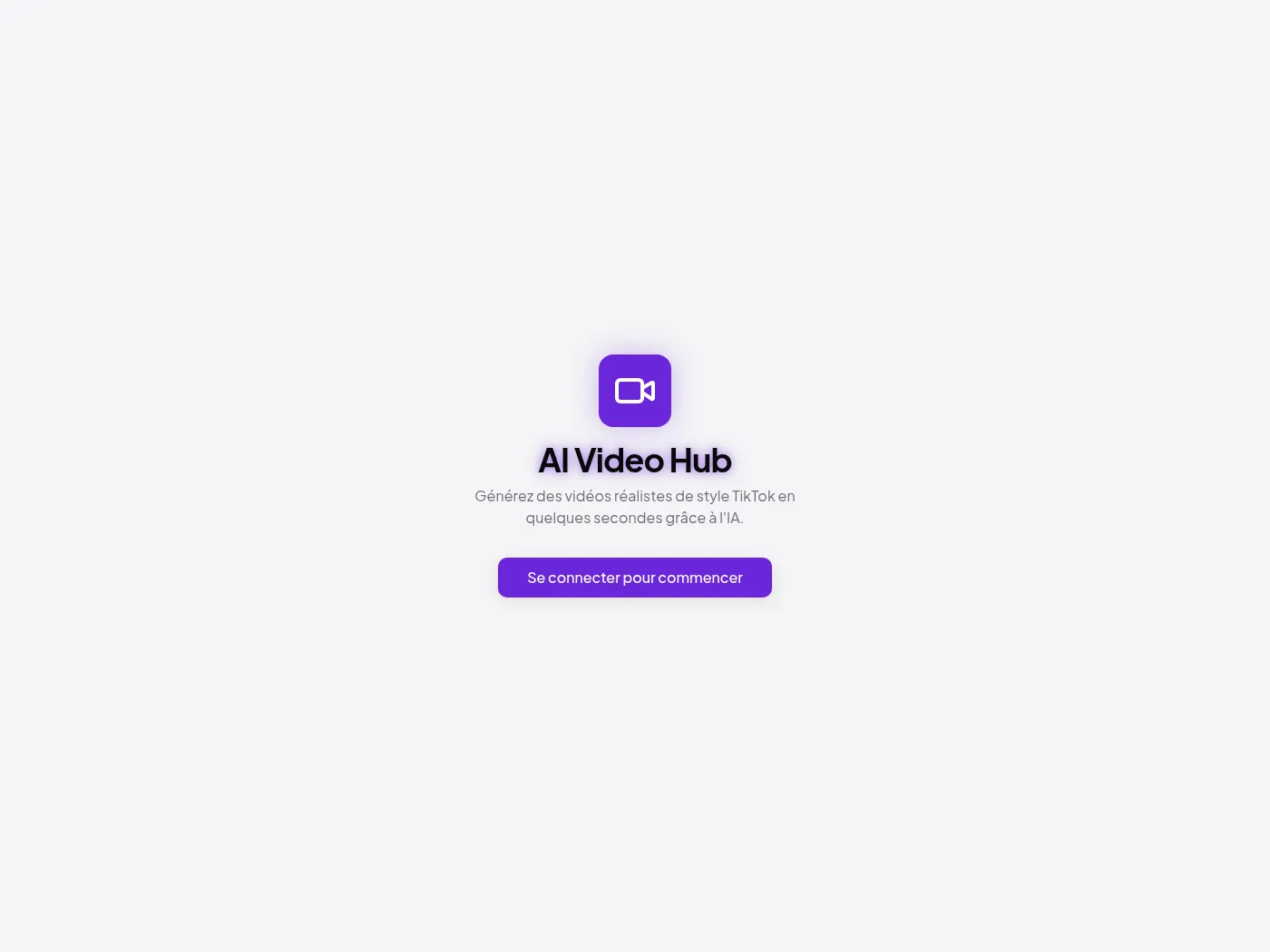 AI Creator Video Hub