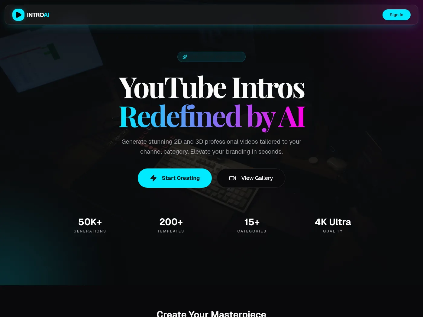 AI Video Intro Creator