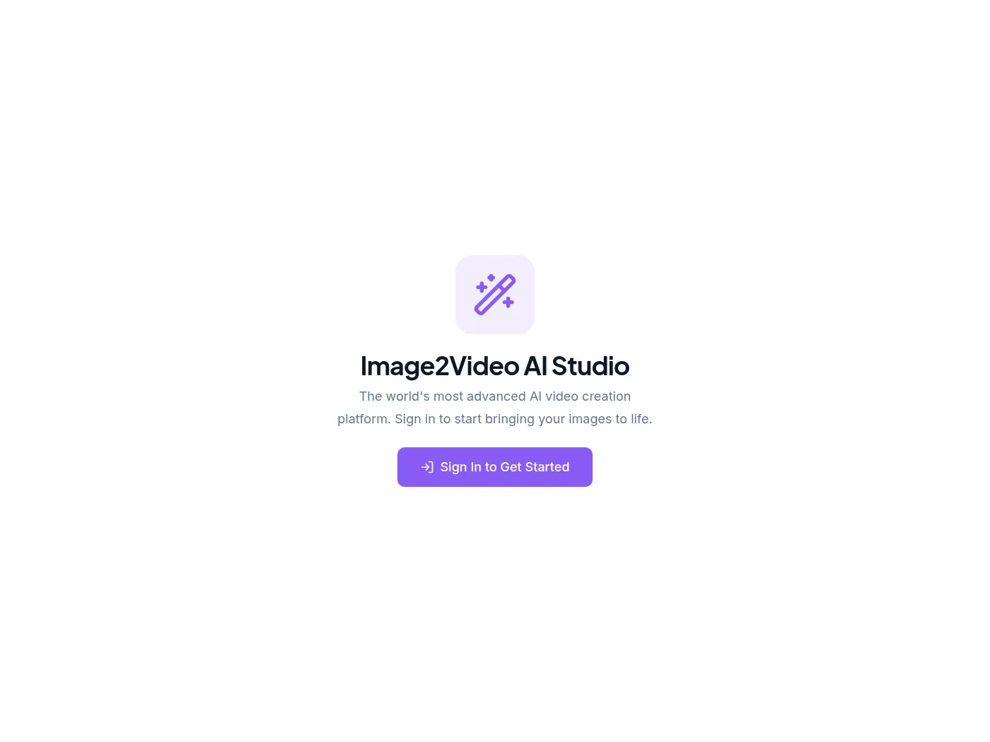 Image2Video AI Studio