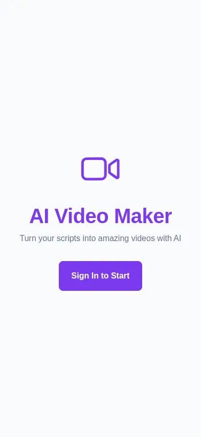 AI Video Maker App