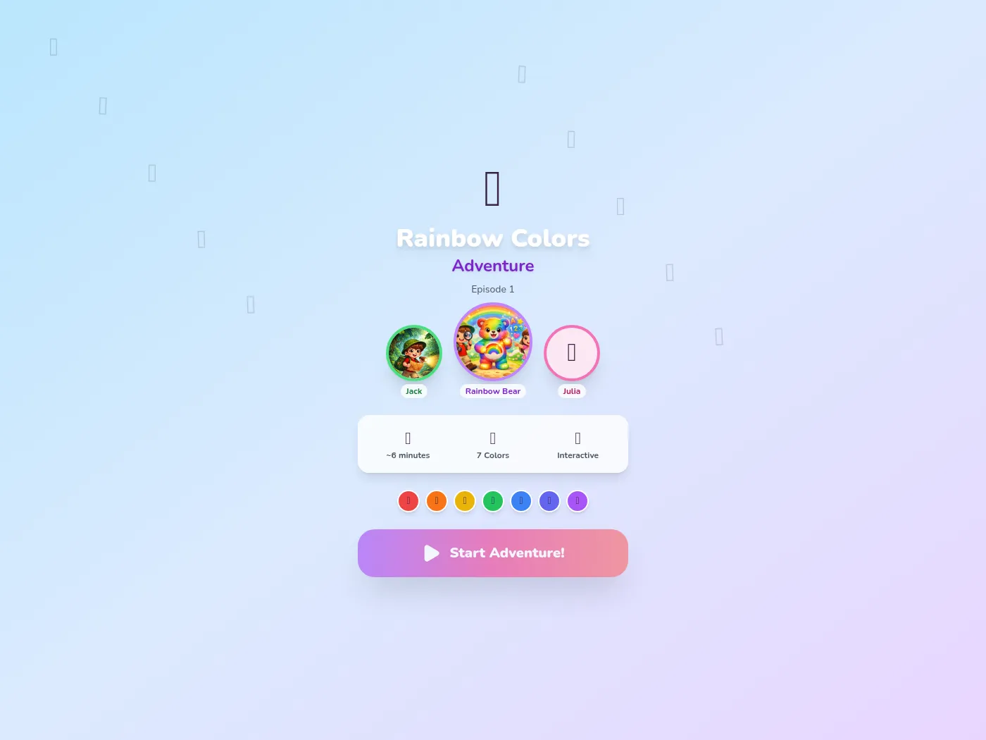 Rainbow Colors AI Video