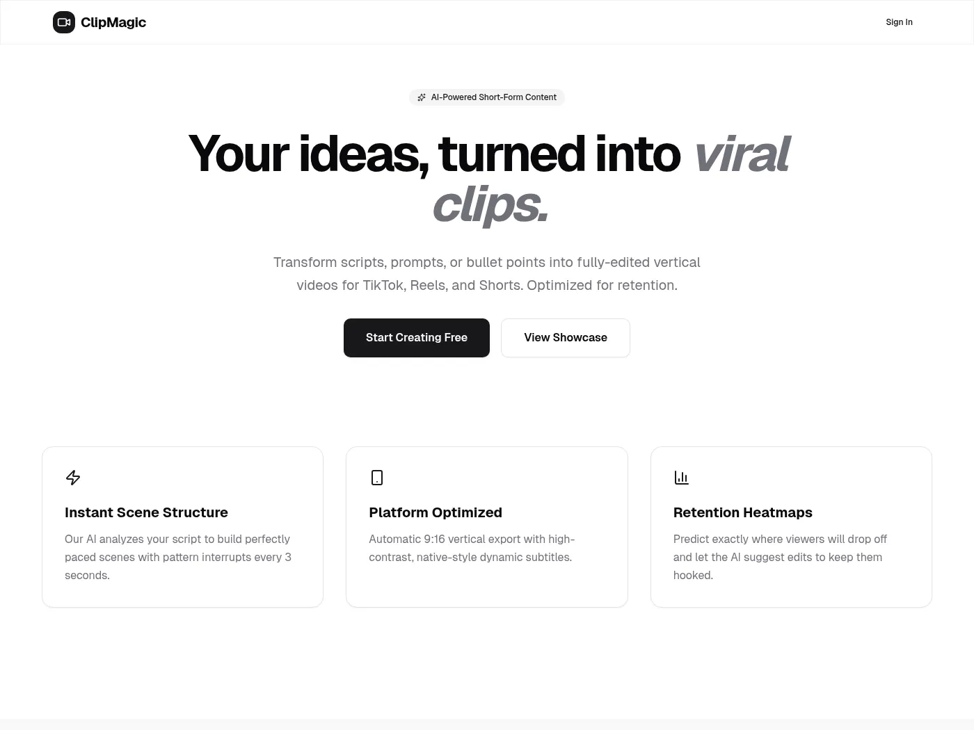 ClipMagic AI Studio