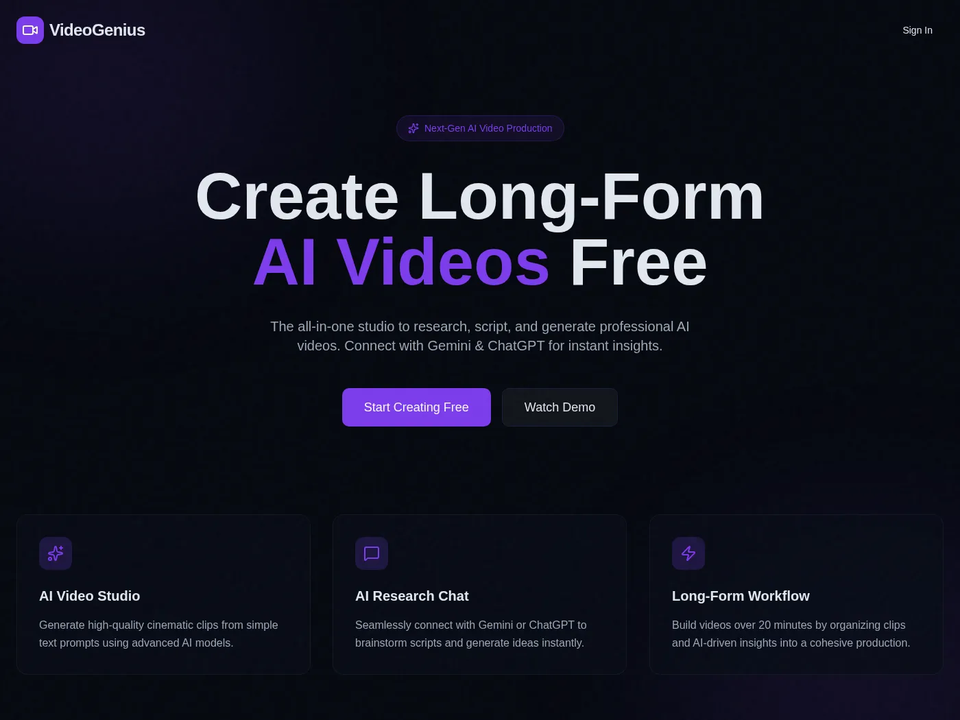 VideoGenius Studio