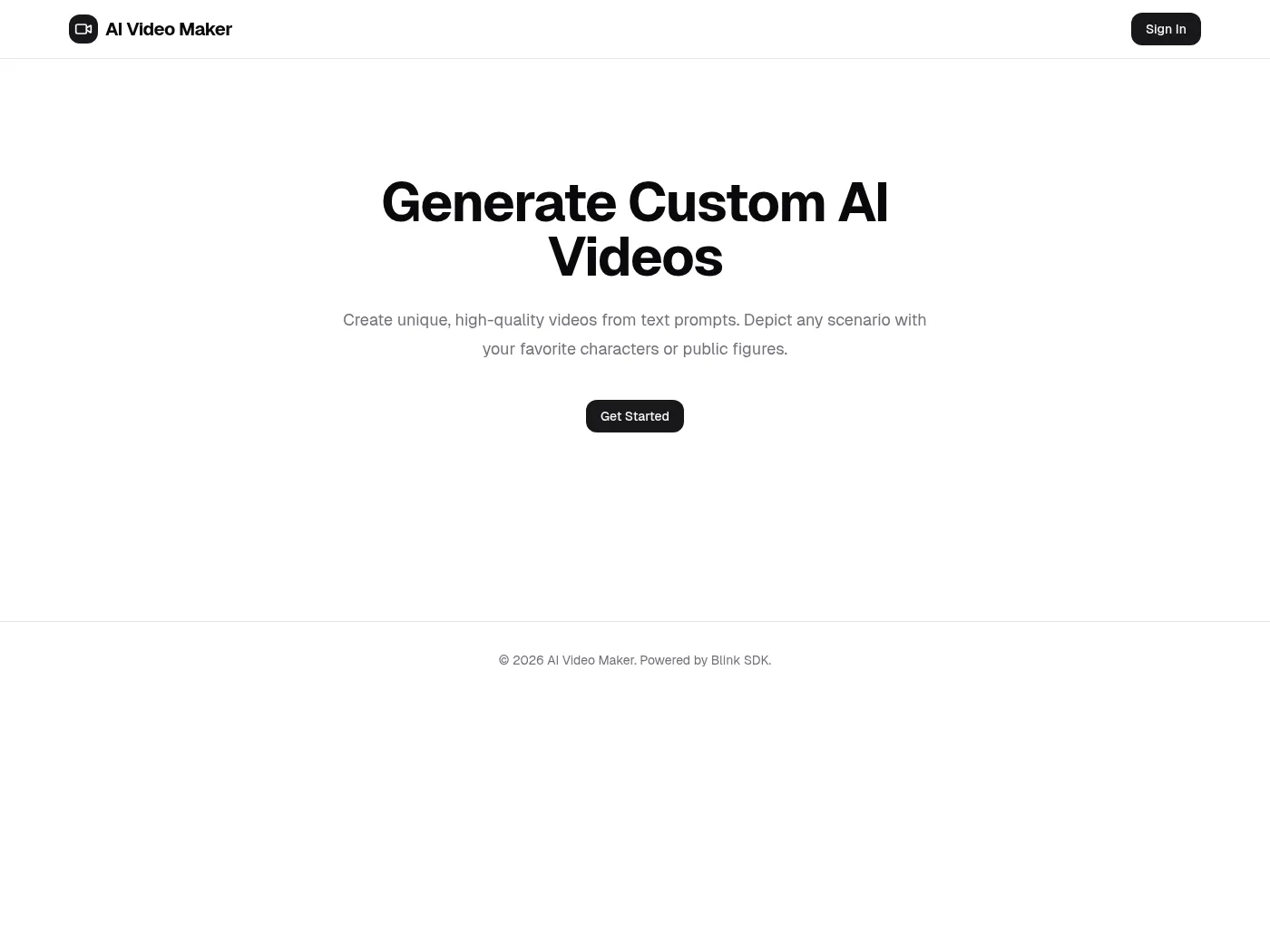 AI Character Video Maker