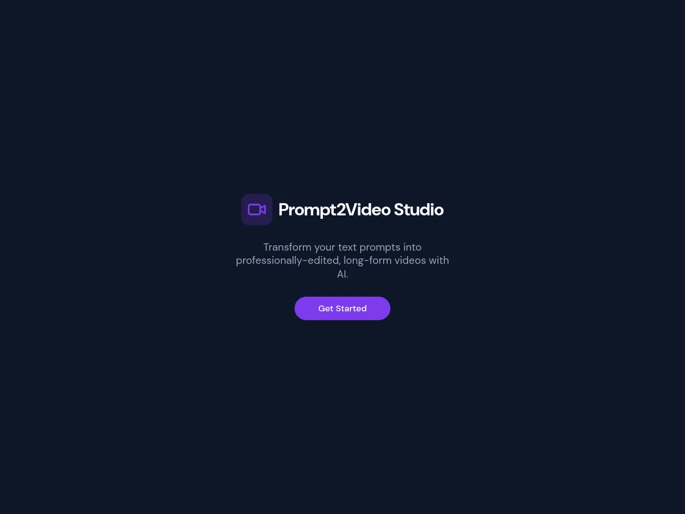 Prompt2Video Studio