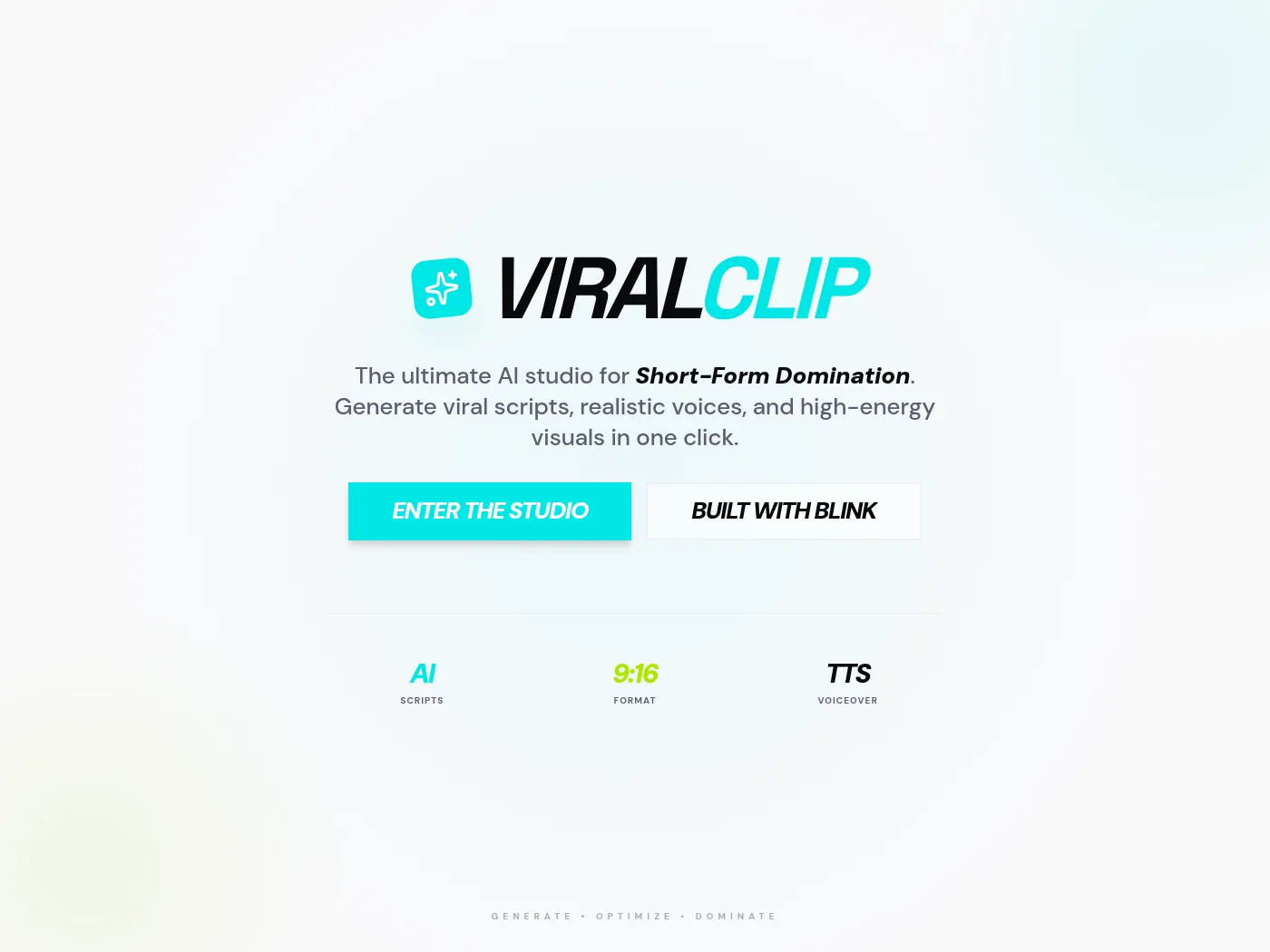 ViralClip AI Studio