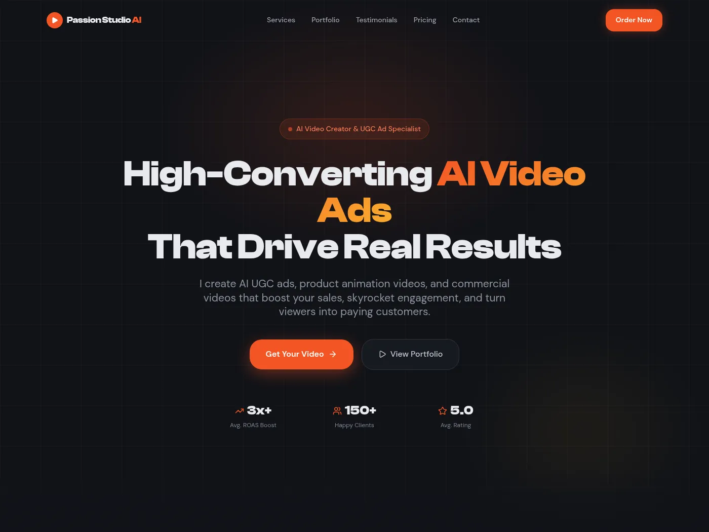AI Video Portfolio Pro