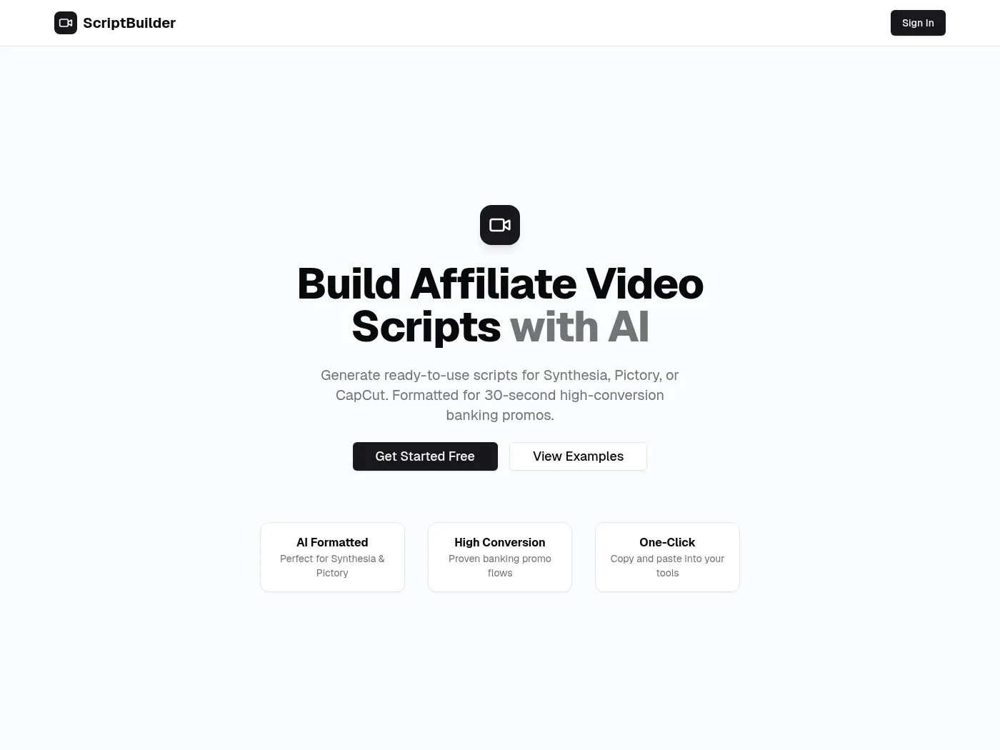 AI Video Script Builder