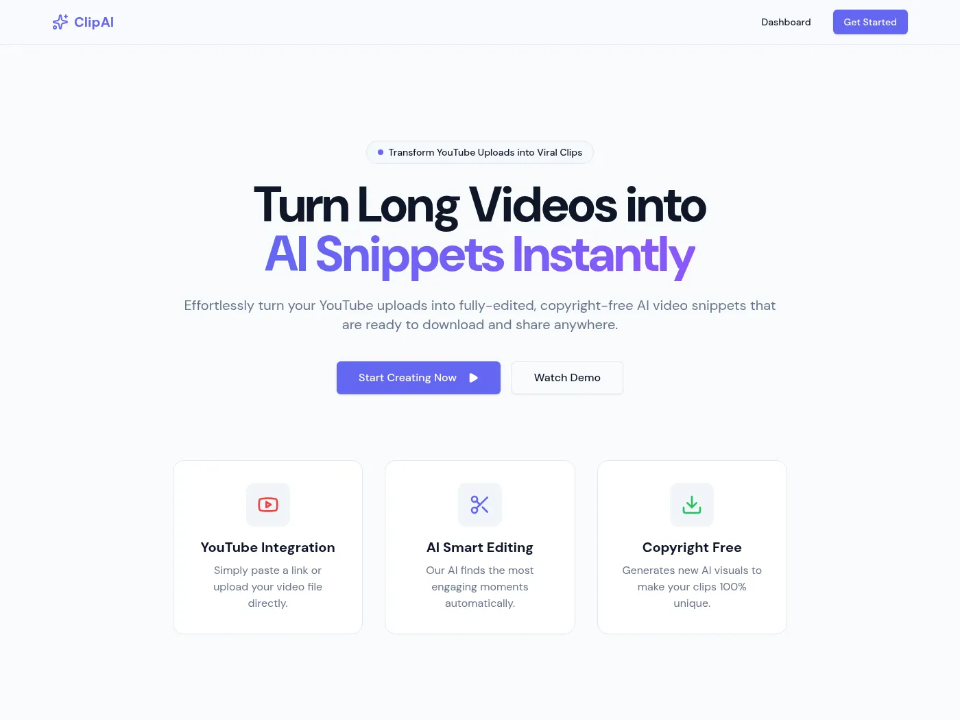 AI Video Snippet Maker