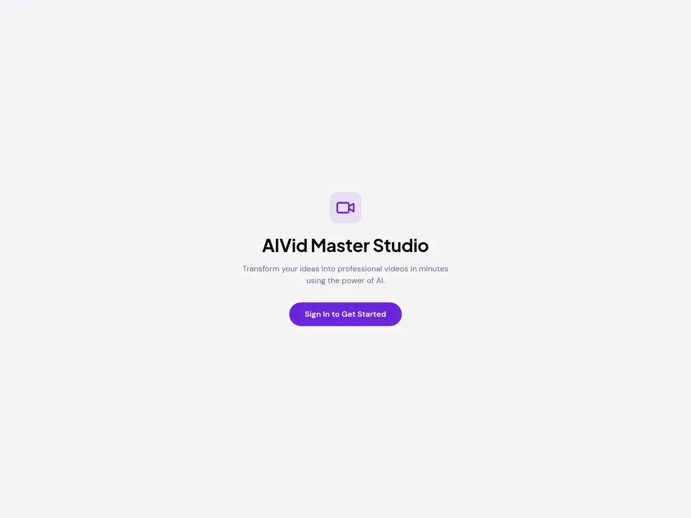 AIVid Master Studio