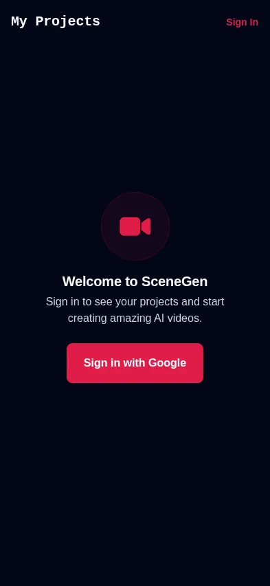 SceneGen AI Studio
