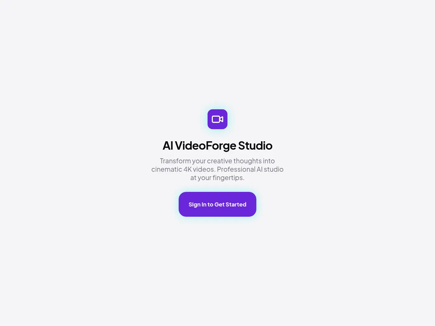 AI VideoForge Studio