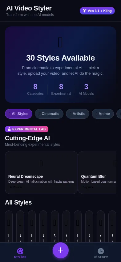 AI Video Styler