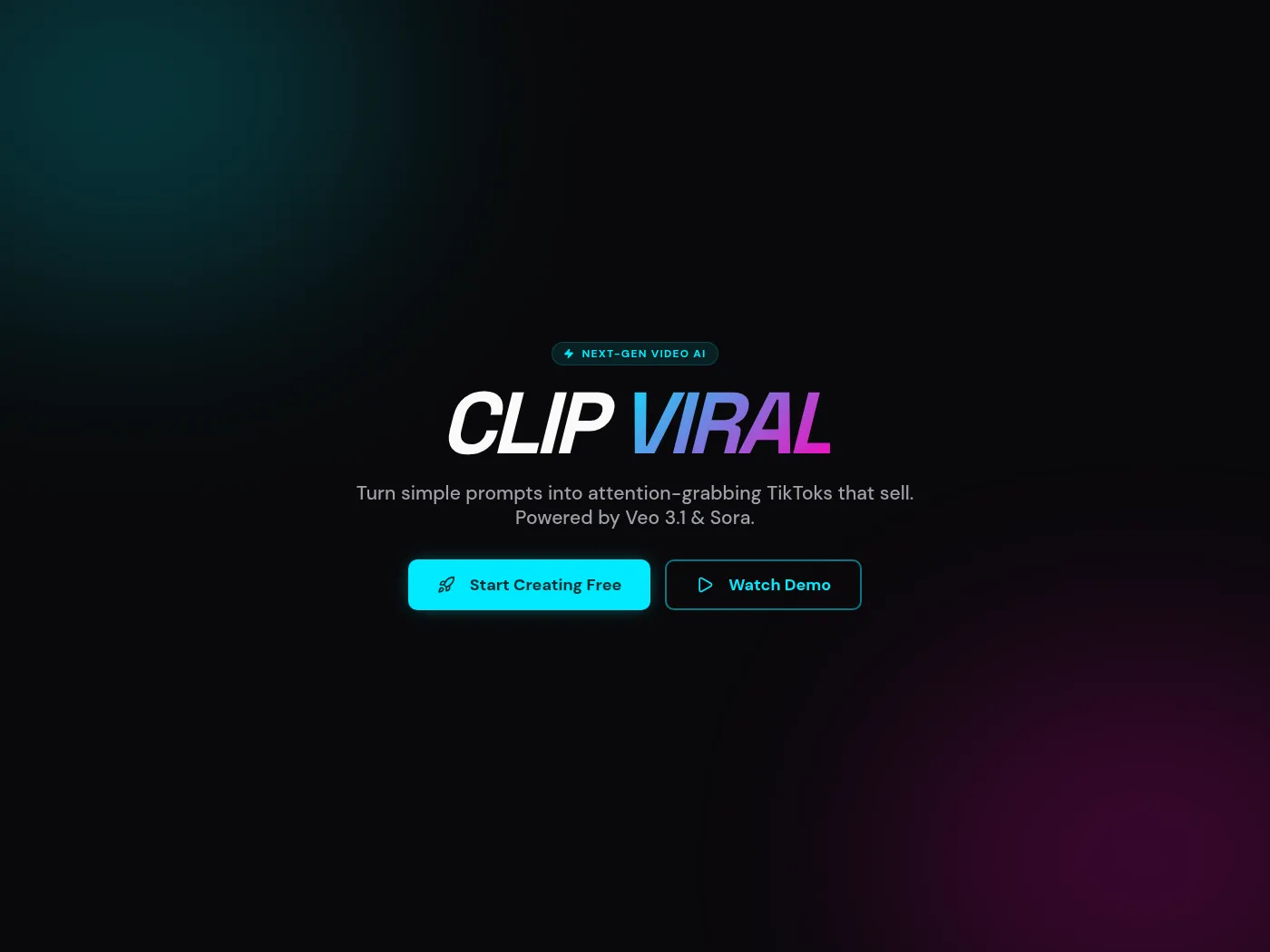 ViralClip AI Generator