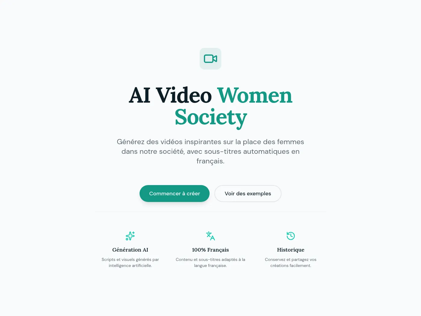 AI Video Women Society
