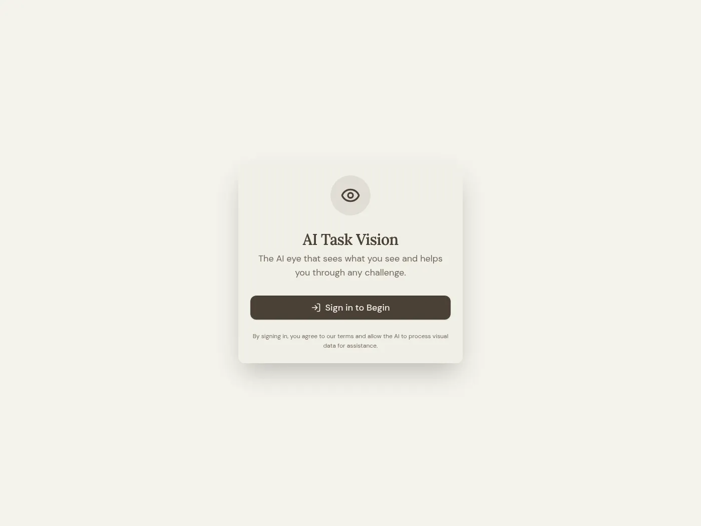 AI Task Vision Assistant