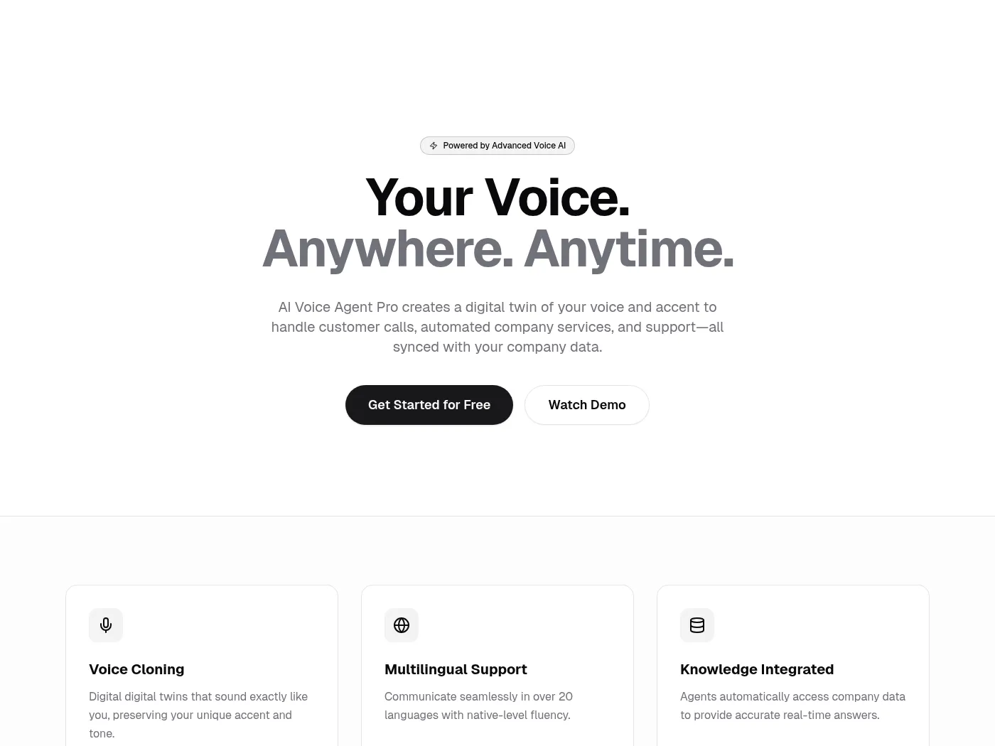 AI Voice Agent Pro