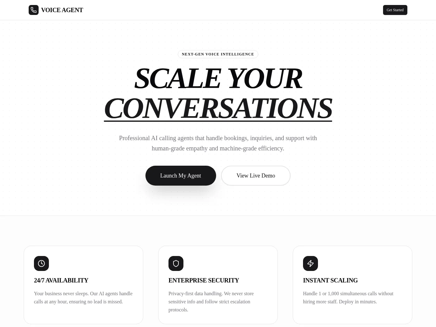 AI Voice Calling Agent