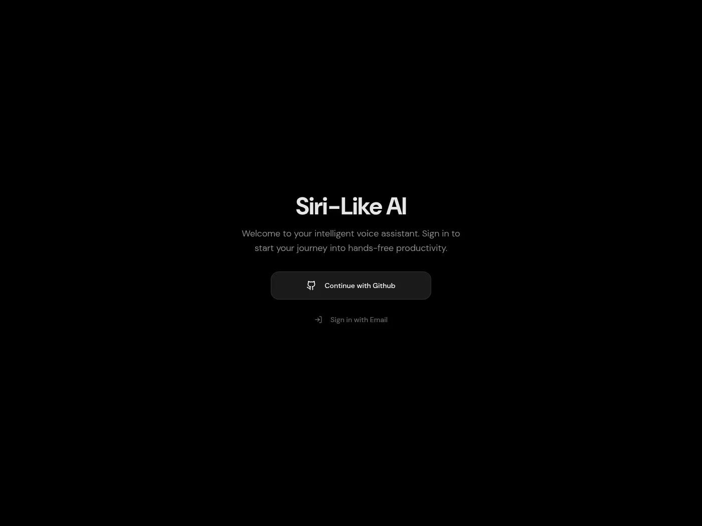 Siri-Like AI Assistant