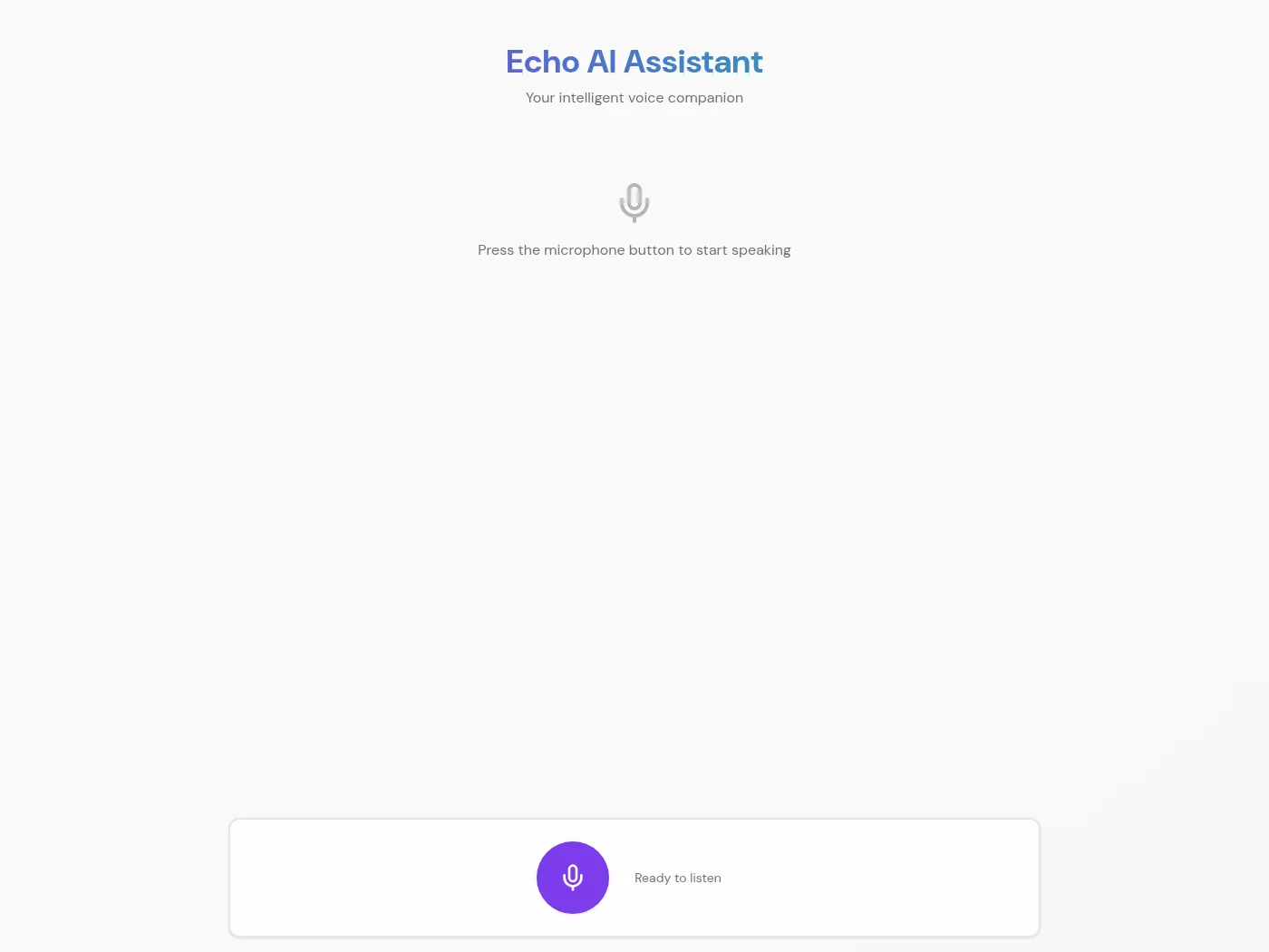 Echo AI Assistant