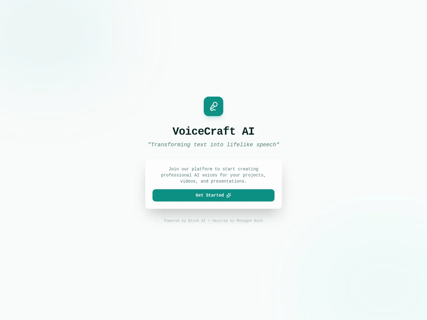 VoiceCraft AI
