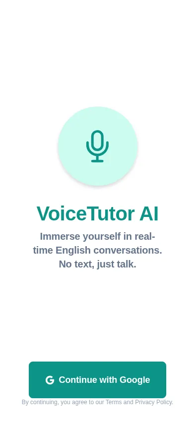 AI Voice English Tutor