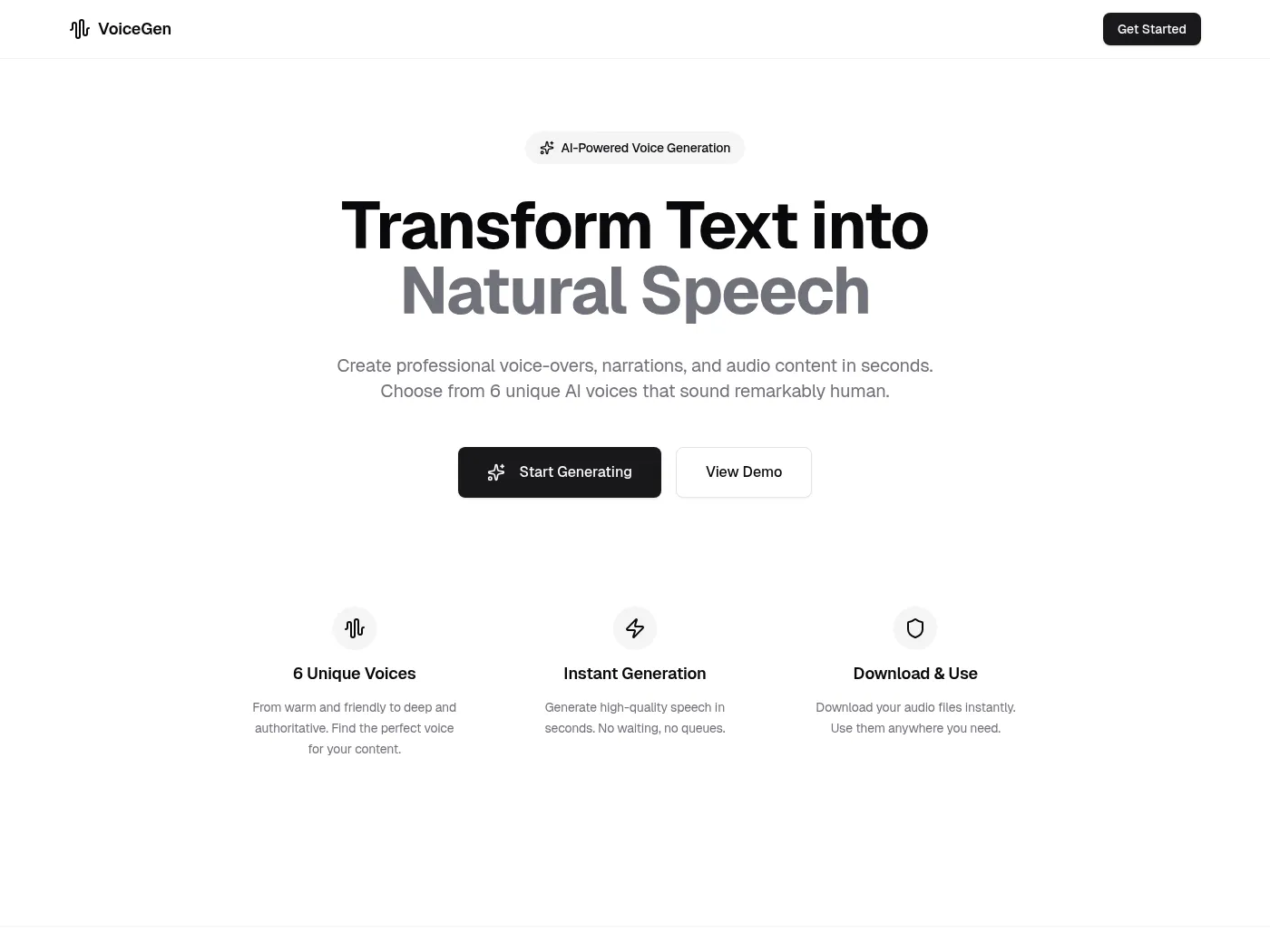AI Voice Generator