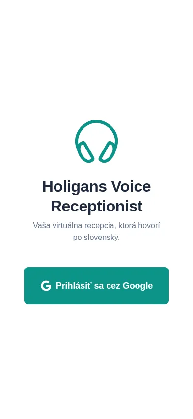 Holigans Voice Receptionist